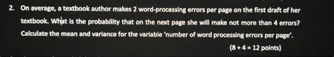 solved 2 on average a textbook author makes 2