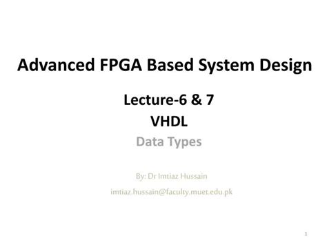 ppt advanced fpga based system design powerpoint presentation free