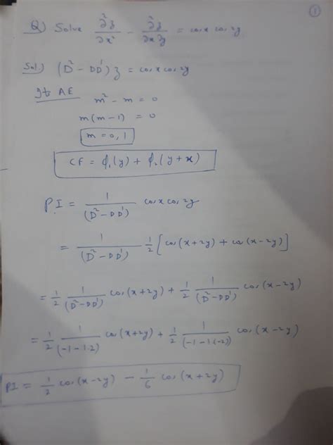Homogeneous Partial Differential Equations 3 Pdf