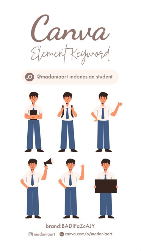 Canva Element Keyword For Indonesian Student Presentasi Desain Pamflet Inspirasi Desain Website