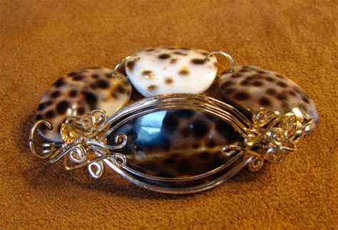 Leopard Print Shell 14k Gold Filled Bracelet Etsy