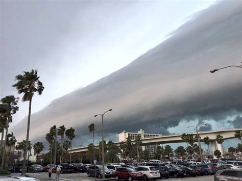 Monster Shelf Cloud Engulfs Florida On Good Friday Pictures Strange