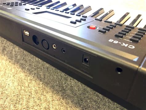 61 Key Multi Function Electronic Portable Keyboard With Midi Black Crown Music City Cairns