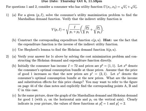 solved due date thursday oct 6 11 59pm for questions 1 and