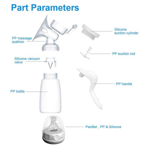 Breast Pumps Multi Function 150ml Manual Breast Milk Feeding Pump