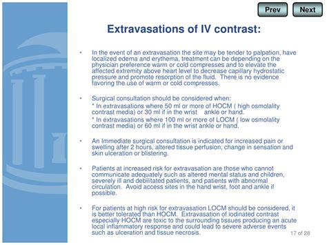 Ppt Contrast Media Reactions Management And Preventions Department Of Radiology Powerpoint