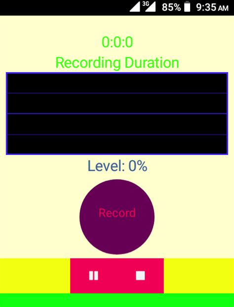 Audio Voice Recorder Coding In Droidscript