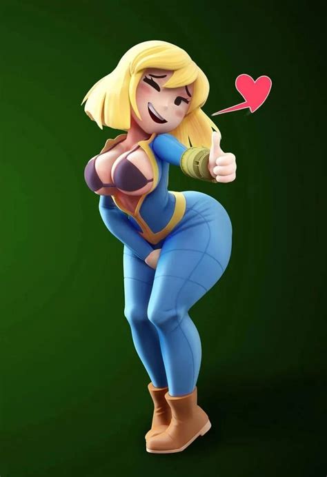 Vault Girl 3d Print Model