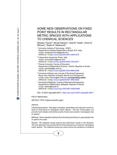 pdf some new observations on fixed point results in rectangular