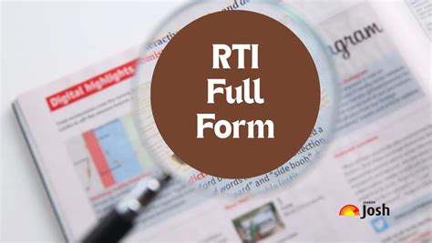 Rti Full Form Know What Does Rti Stand For In Indian Governance