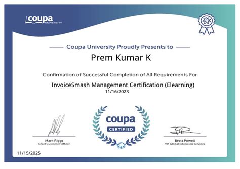 premkumar k on linkedin coupa invoicesmashmanagement