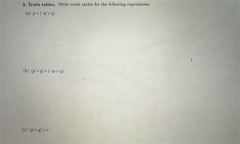 Solved How Do I Draw Out The Truth Tables Out For A C Chegg Com
