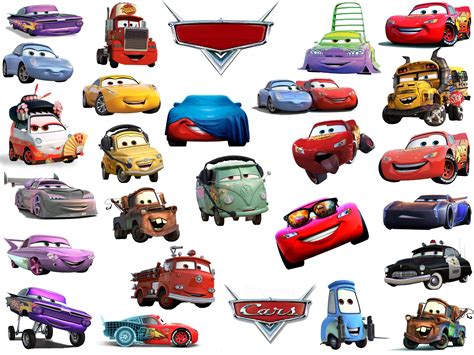 Cars Characters Pictures And Names