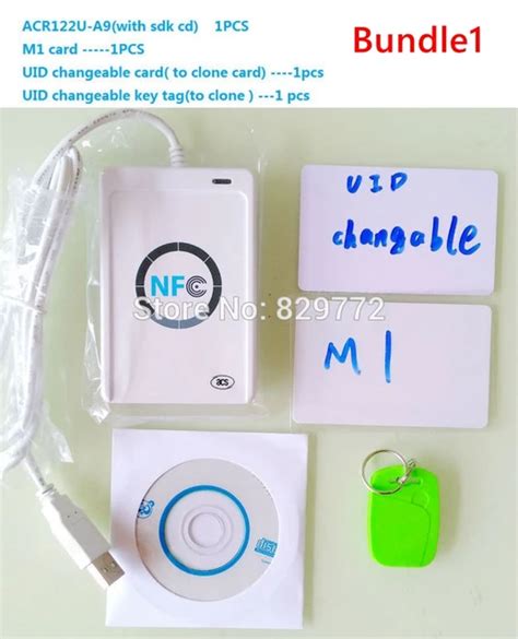 NFC ACR U RFID Smartcard ACR U Smart Card Reader Writer With UID Writeable Clone Software