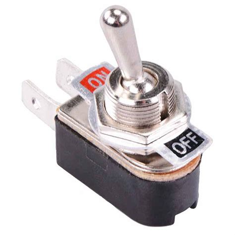 On Off Toggle Switch 10a 12vdc Spst Side Terminals — Switch Electronics