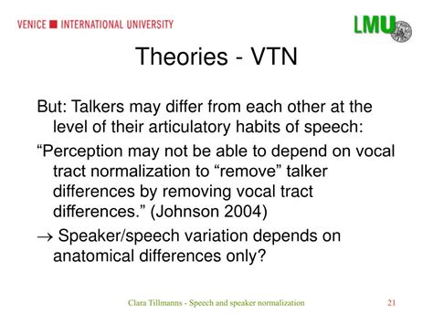 Ppt Speech And Speaker Normalization In Vowel Normalization Powerpoint Presentation Id5741267