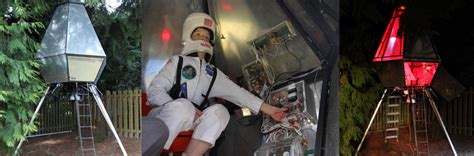 A Backyard Rocket Ship Treehouse Space Arduino Neopixels Adafruit