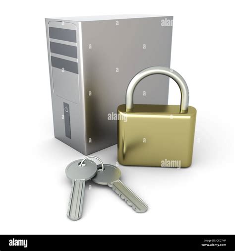 A Secure Desktop PC Stock Photo Alamy