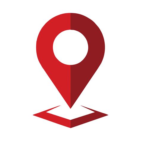 Pin Location Symbol Isolated Icon Vector Illustration Graphic Design