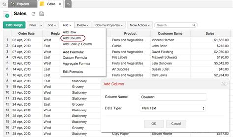 Add Rows And Columns