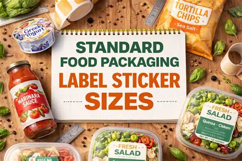 5 Standard Honey Jar Label Stickers Sizes For Packaging Design And