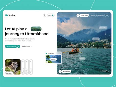 Ai Based Tour And Travel Ui Design By Piyush Kalyan On Dribbble
