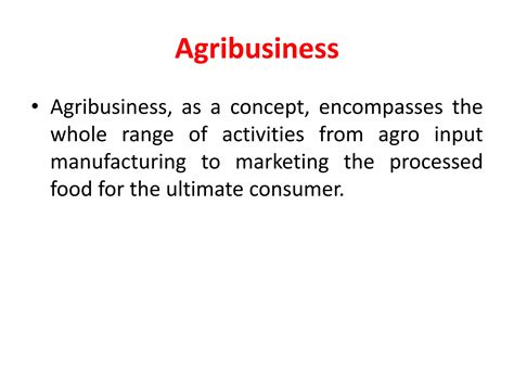 Introduction To Agribusiness Management Pptx