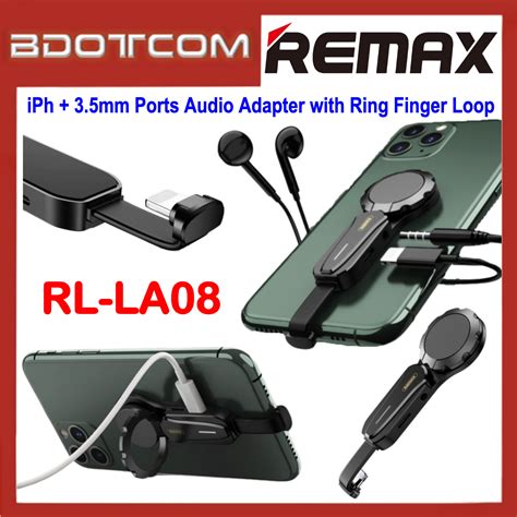 Remax Rl La08 Lightning 3 5mm Jack Ports Audio Adapter Lightning