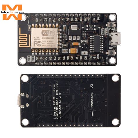 bảng phát triển wifi nodemcu v3 esp8266 esp 12e ch340g giao diện micro