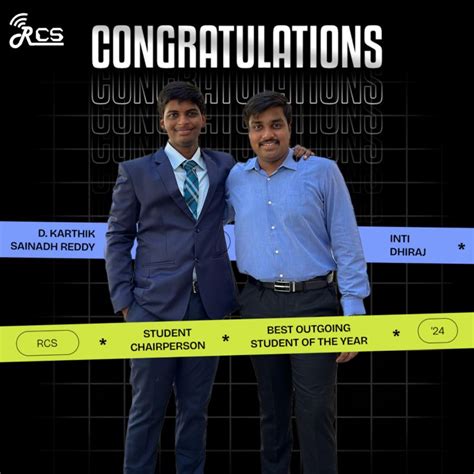 Robotics Club Sastra On Linkedin Double The Pride For Our Rcs Two Outstanding Members Making