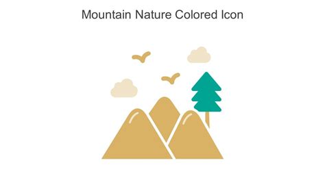 Mountain Nature Colored Icon In Powerpoint Pptx Png And Editable Eps Format PPT PowerPoint