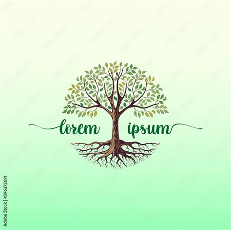 Elegant Tree Logo Design Template Tree Of Life Logo With A Beautiful And Harmonious Circular