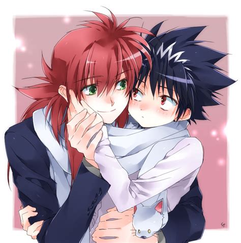 Kurama And Hiei Yu Yu Hakusho Drawn By Toujou Sakana Danbooru