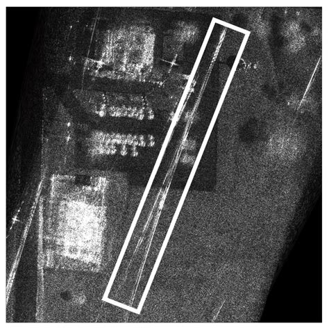 Image Trace Of A Moving Target With Linear Motion In A Csar Image The
