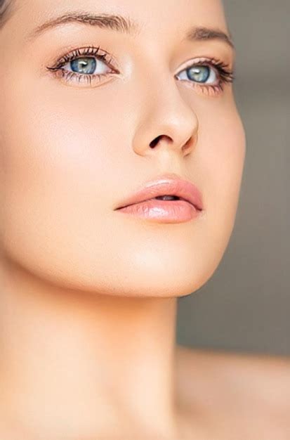 Premium Photo Perfect Skin And Beauty Look Beautiful Face Of Young