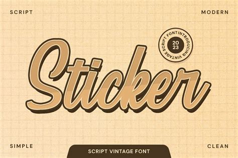Sticker Font