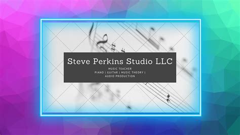 Music Instructor Steve Perkins Studio Llc