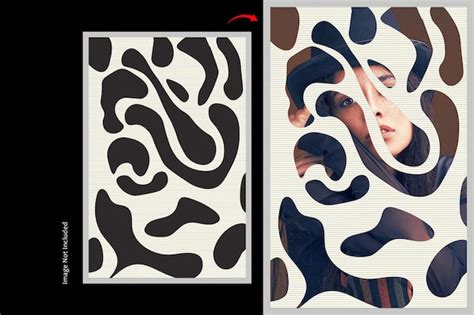 Premium Psd Abstract Bubble Masks And Frame Overlay