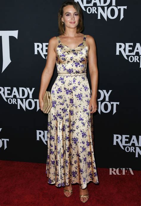 Leighton Meester Returns To The Spotlight In A Floral Delight For The