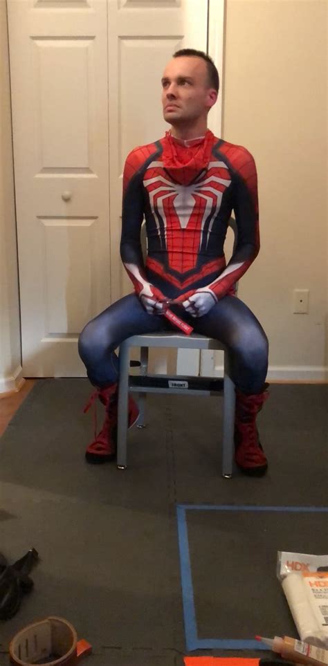 Spidey Resting Captured Heroes