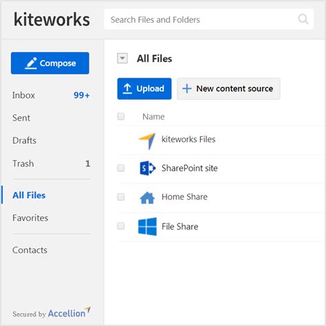 Secure Content Access Secure Content Storage Enterprise Secure Storage