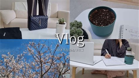Vlog 30대 직장인 브이로그👩‍💻 영국인 직장 동료와 보낸 주말 다이소 바질 키우기 🌱 영어 회화 인강 공부 📖 너무나
