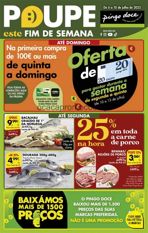 Antevisão Folheto Pingo Doce Fim De Semana Promoções 6 Julho A 10 Julho O Caça Promoções