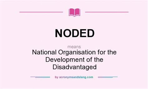 What Does Noded Mean Definition Of Noded Noded Stands For National