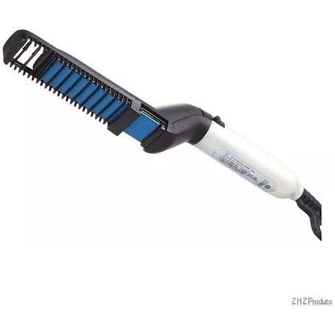 Chapinha Pente Alisador Modelador Barba E Cabelo Masculino Barba Bivolt Webcontinental