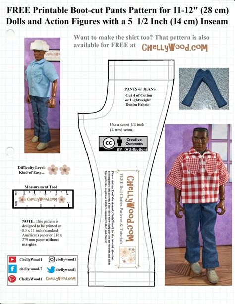 Make Your Own Pattern Ken Pants