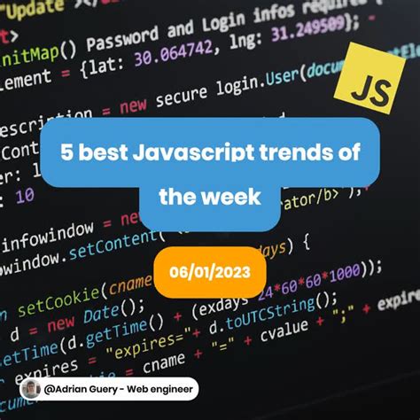 Adrian Guery On Linkedin Todays 5 Best Js Trends With A Big Increase