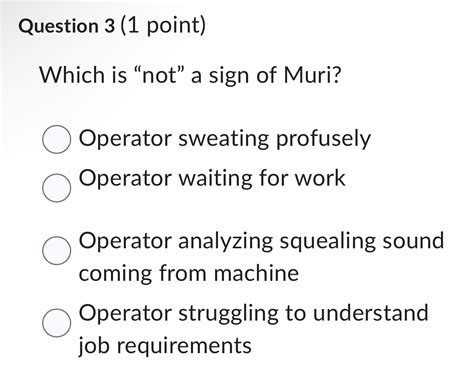 Solved Question 3 1 ﻿pointwhich Is Not A Sign Of