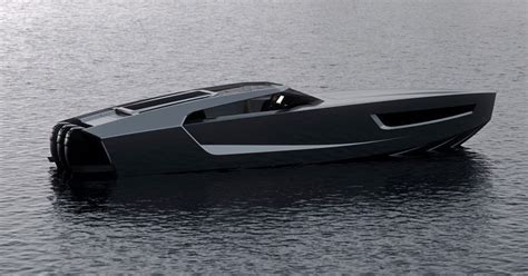 This Lamborghini Inspired Speedboat Concept Pairs Perfectly With Your