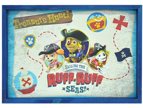 Paw Patrol Pirate Pups Map Wall Art Brand New In Sealed Box 2000133944